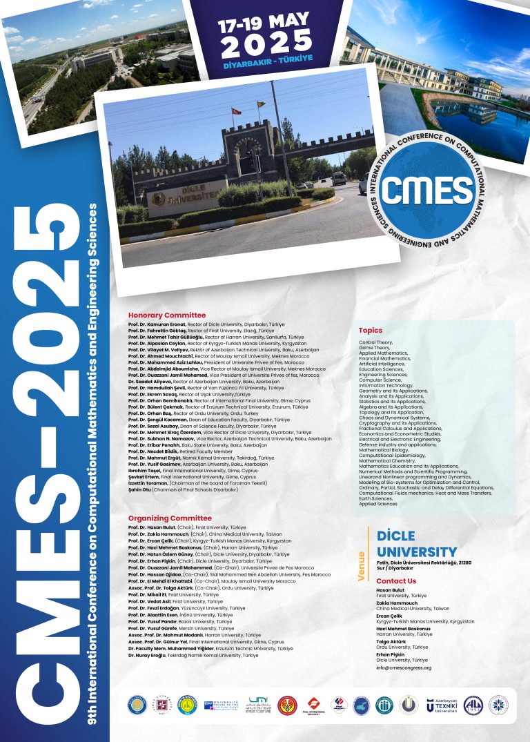 CMES 2025 – International Conference on Computational Mathematics and ...
